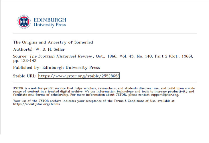 The Origins and Ancestry of Somerled - The High Council of Clan Macdonald